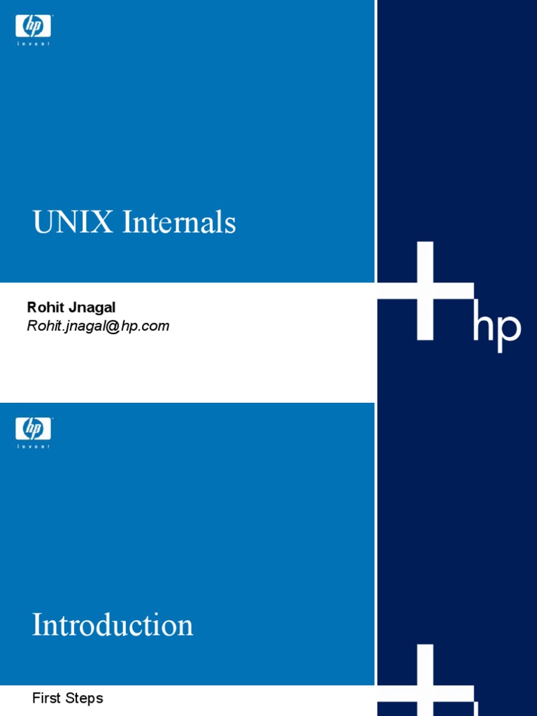 UNIX Internals: Rohit Jnagal | PDF | Operating System | Kernel (Operating System)
