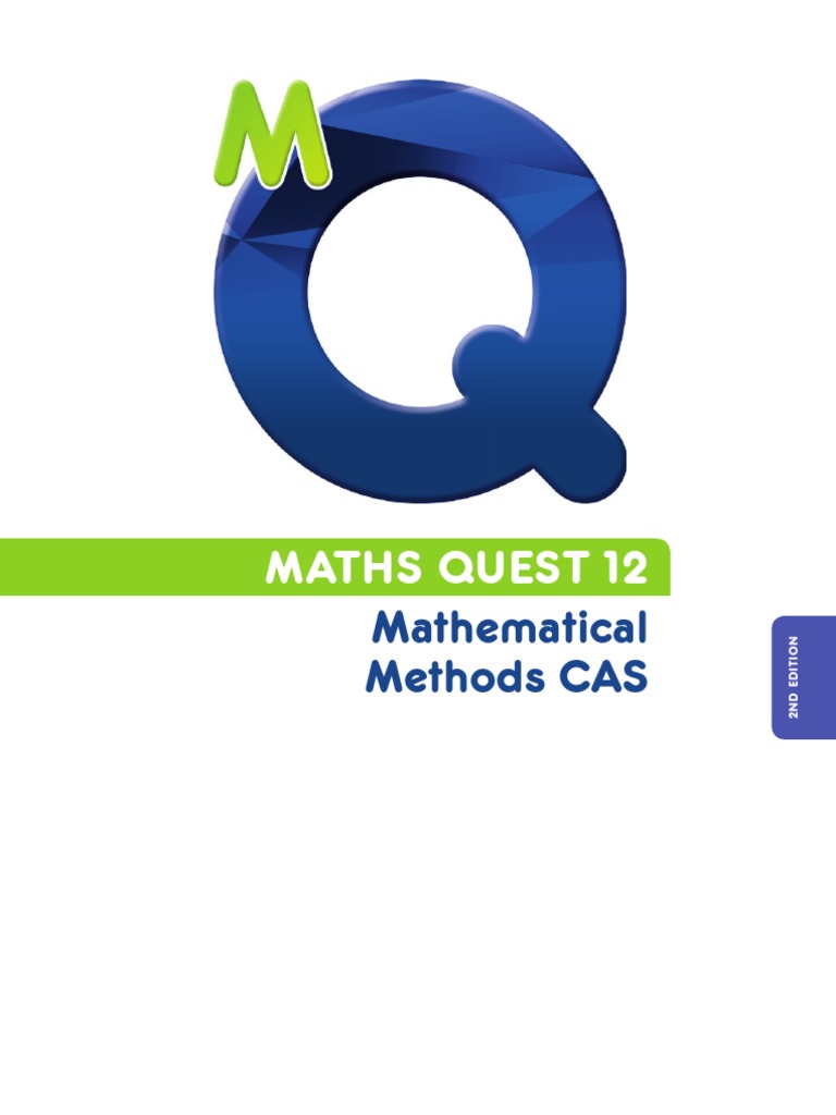 Maths Quest 12 Mathematics Methods CAS | PDF | Quadratic Equation ...