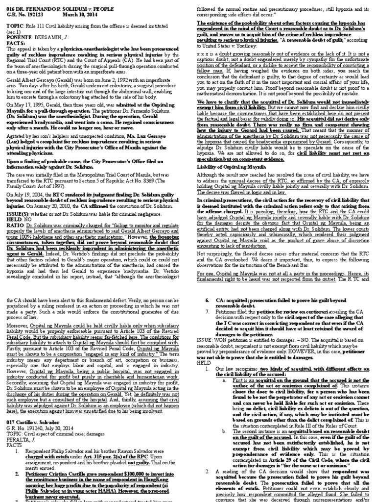 Rule 111 Print | PDF | Burden Of Proof (Law) | Lawsuit