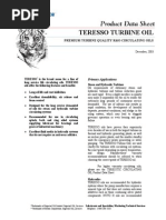 TERESSO Premium Turbine Oils Overview | PDF | Lubricant | Petroleum