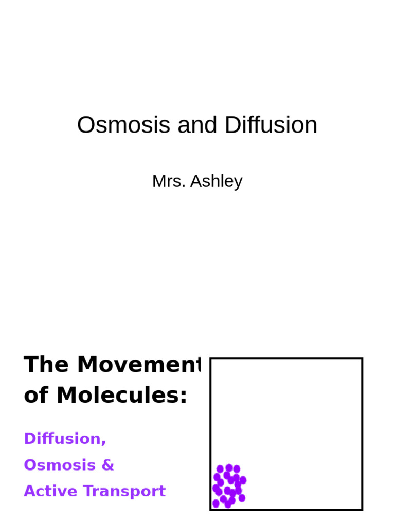 Cell Transport for Biology Students | PDF | Cell Membrane | Osmosis