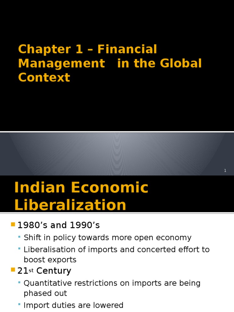 Financial Management in A Global Context | PDF | Financial Markets ...