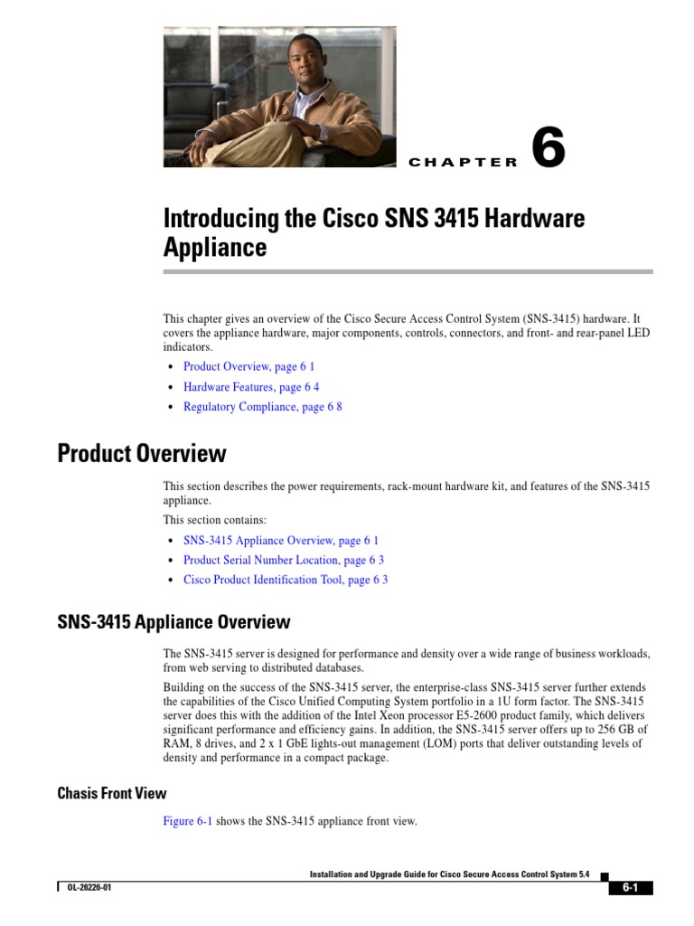 Introducing The Cisco SNS 3415 Hardware Appliance: Product Overview ...