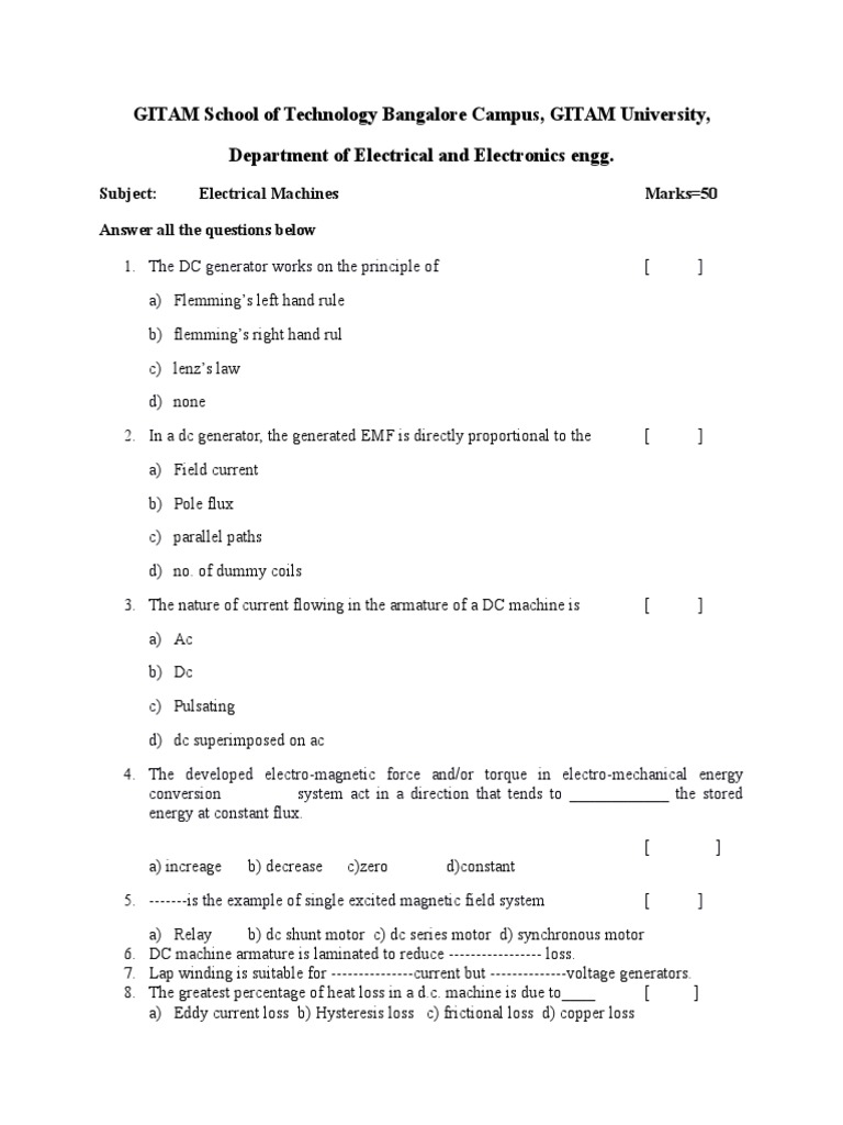 GITAM School of Technology Bangalore Campus, GITAM University ...