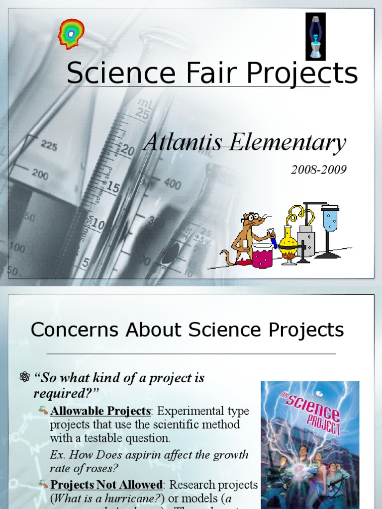 Science Fair Projects: Atlantis Elementary | PDF | Experiment | Scientific Method