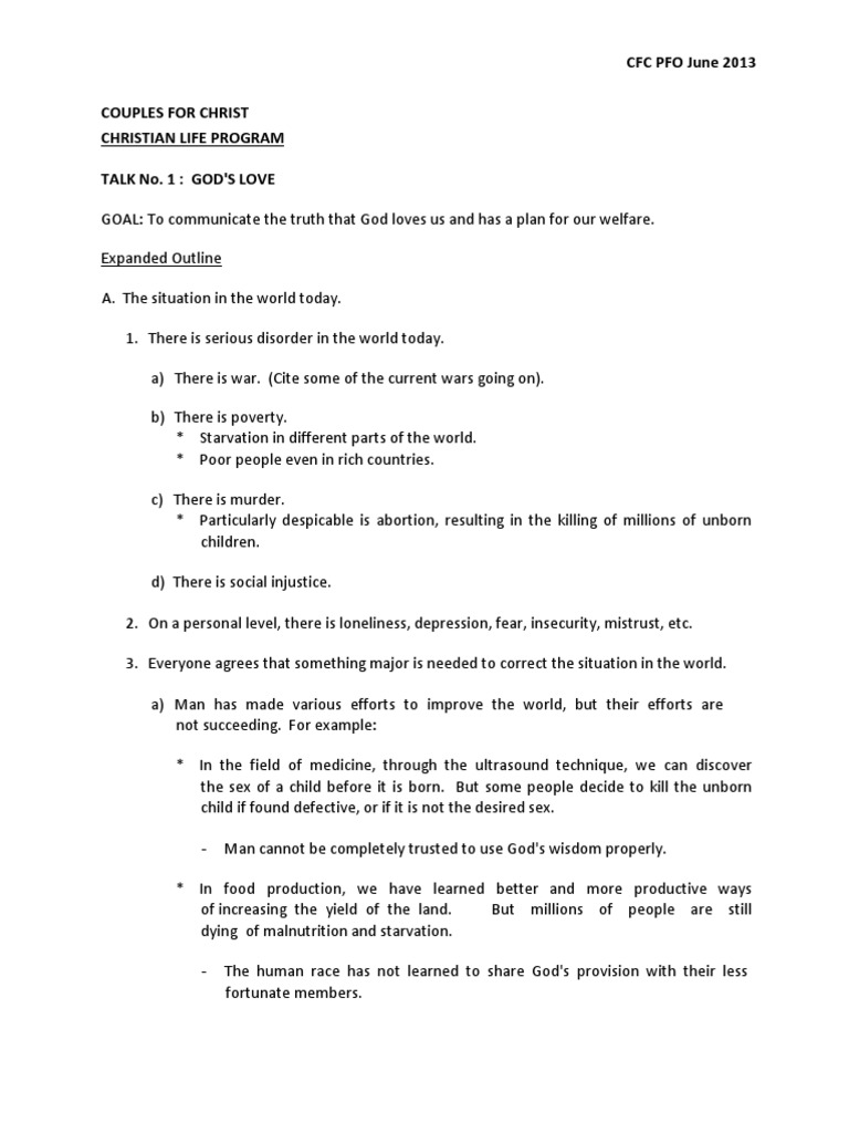 CLP Talk - 01 | PDF | Book Of Genesis | Cain And Abel