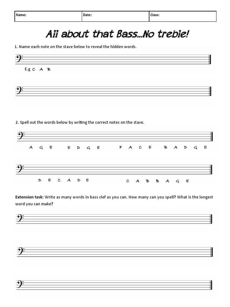 All About That Bass | PDF | Language Arts & Discipline