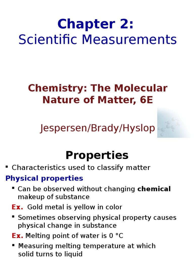 Scientific Measurements in Chemistry | PDF | Fahrenheit | Significant ...