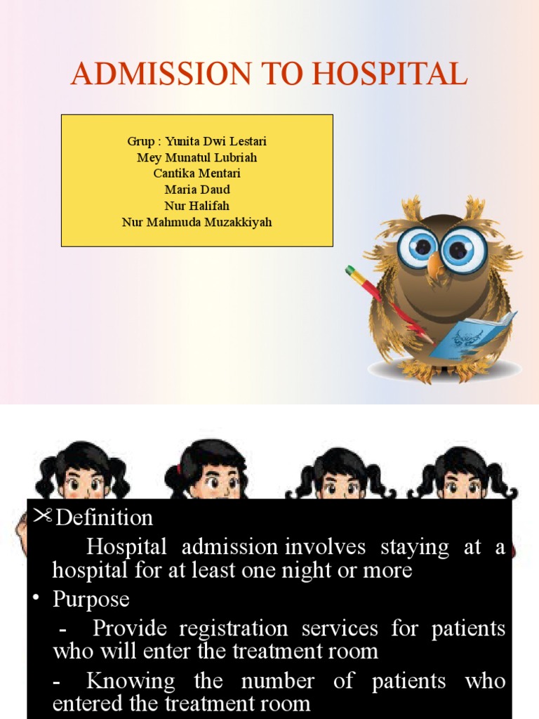 Admission To Hospital | PDF | Patient | Medical Record