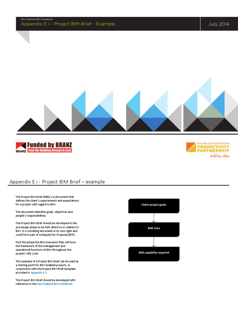 NZ Bim Handbook Appendix Ei Project Bim Brief Example | PDF | Building ...