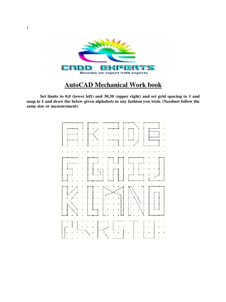 Autocad Workbook | PDF