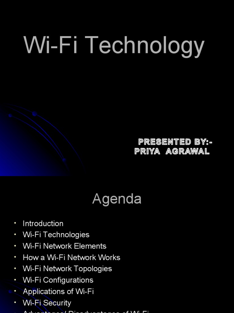 Wifi Technology Pdf Wi Fi Wireless Lan