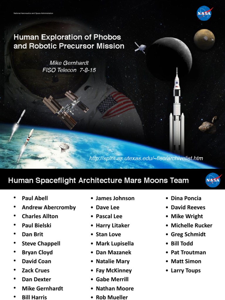 NASA FISO Presentation: Human Exploration of Phobos | PDF