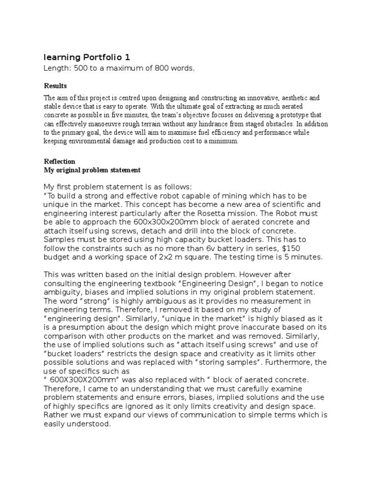 Portfolio - Phase 1 | PDF | Design | Ambiguity