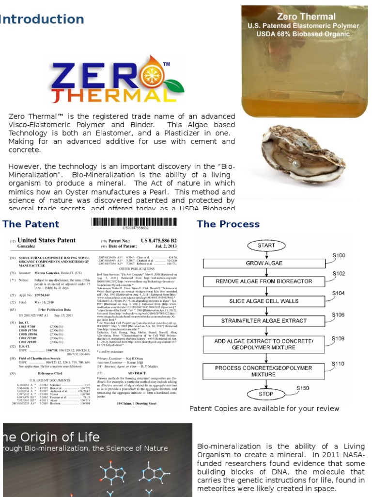 Zero Thermal Advanced Algae Based Polymer Science Presentation | PDF ...