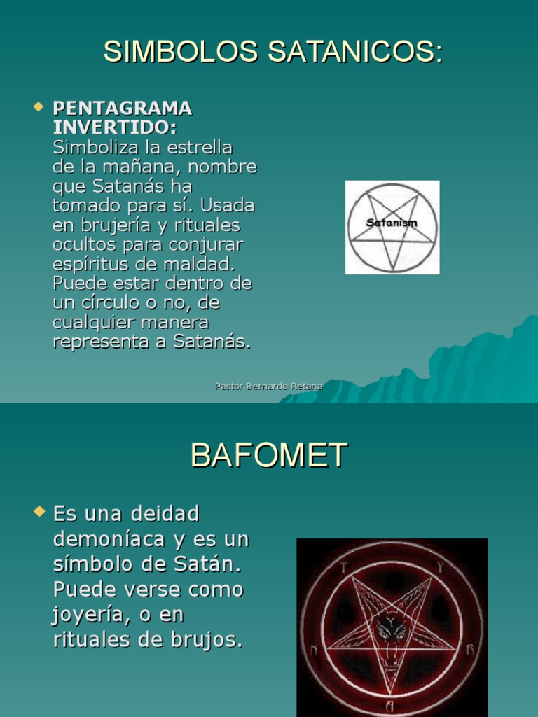 Significado de símbolos satánicos | PDF | Satán | Yin y yang