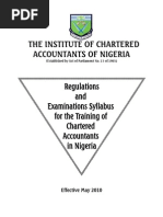 ICA Ghana Course Content and Requirement | PDF | Accounting | Audit