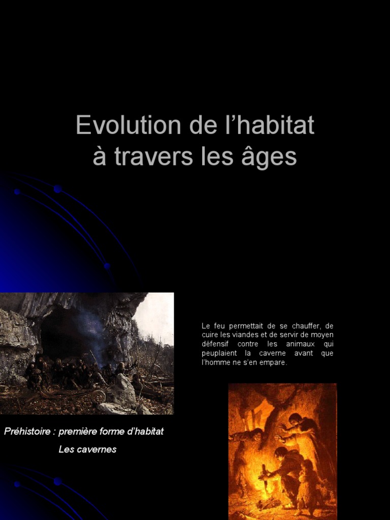 Évolution de l'Habitat à Travers les Âges | PDF