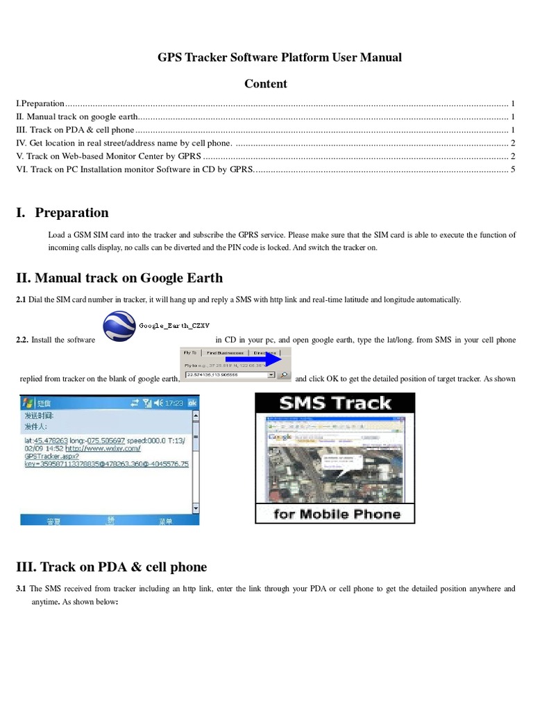 Manual Gps Tk-102b | PDF | Router (Computing) | General Packet Radio Service