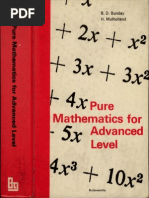 Complete Advanced Level Mathematics Pure Mathematics PDF | PDF ...