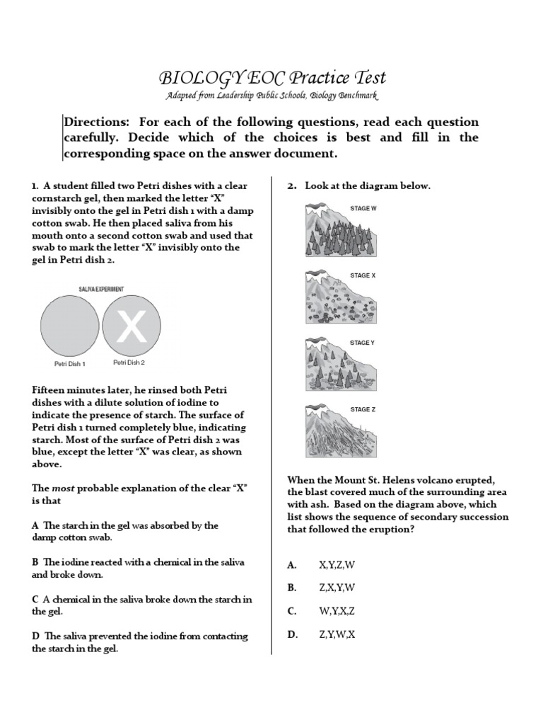 Paper Practice Test With KEY Attached | PDF | Dominance (Genetics ...
