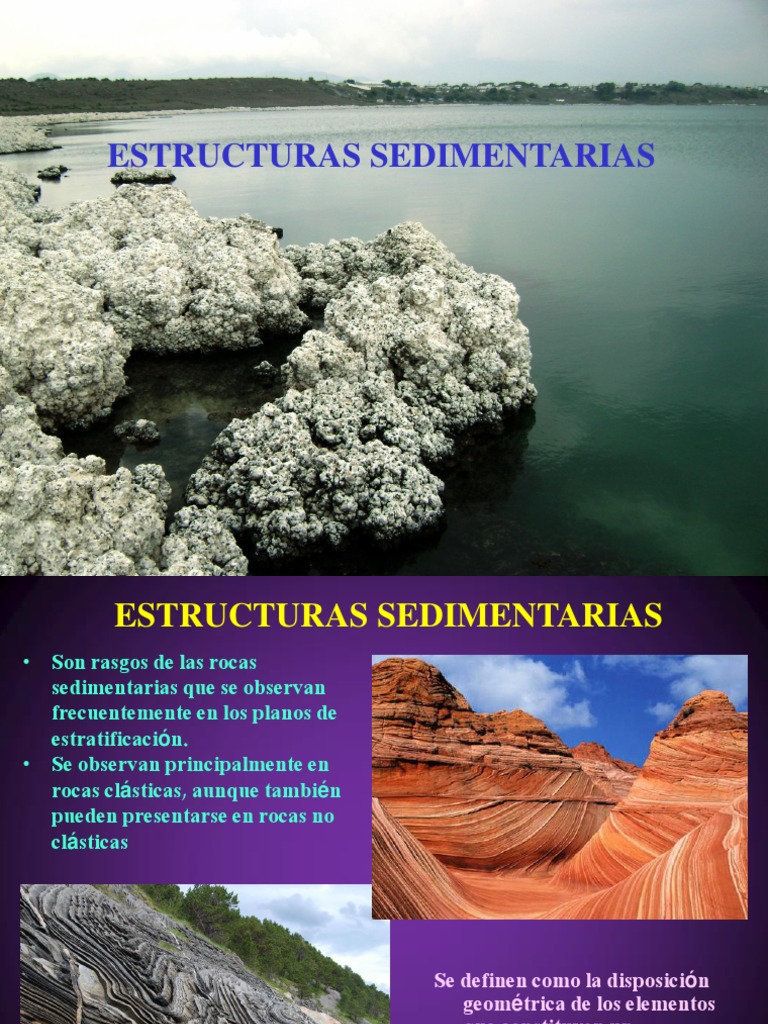 Clasificación de Estructuras Sedimentarias | PDF | Estrato | Roca ...