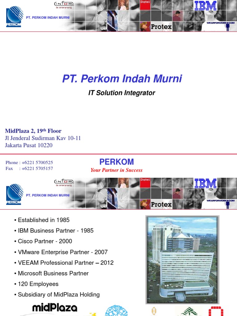 Company Profile PT Perkom Indah Murni | PDF | Ibm | Computer Networking