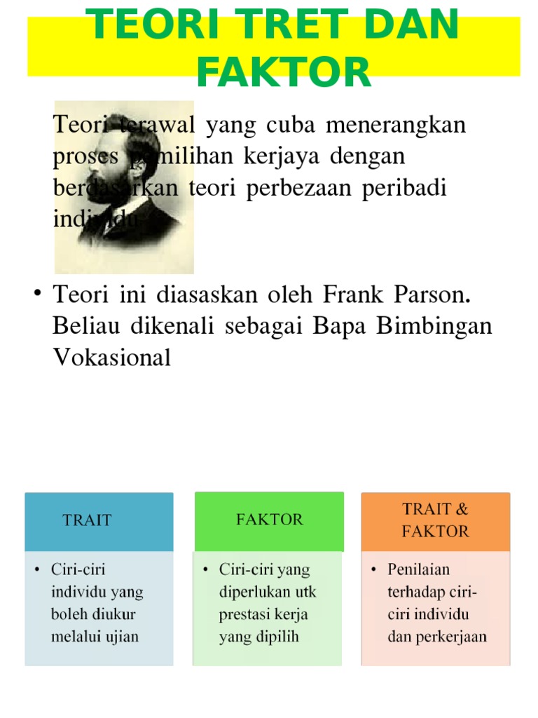 8.teori Tret Dan Faktor | PDF | Karier & Perkembangan