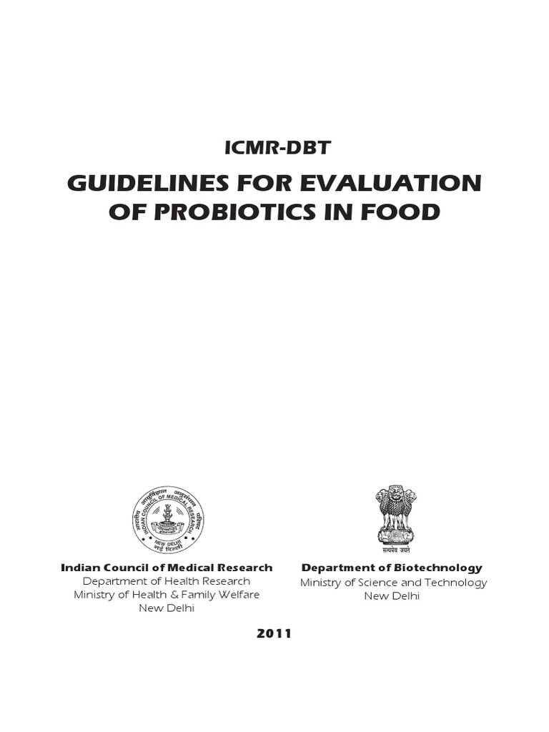 Probiotics Guidelines | Download Free PDF | Probiotic | Clinical Trial