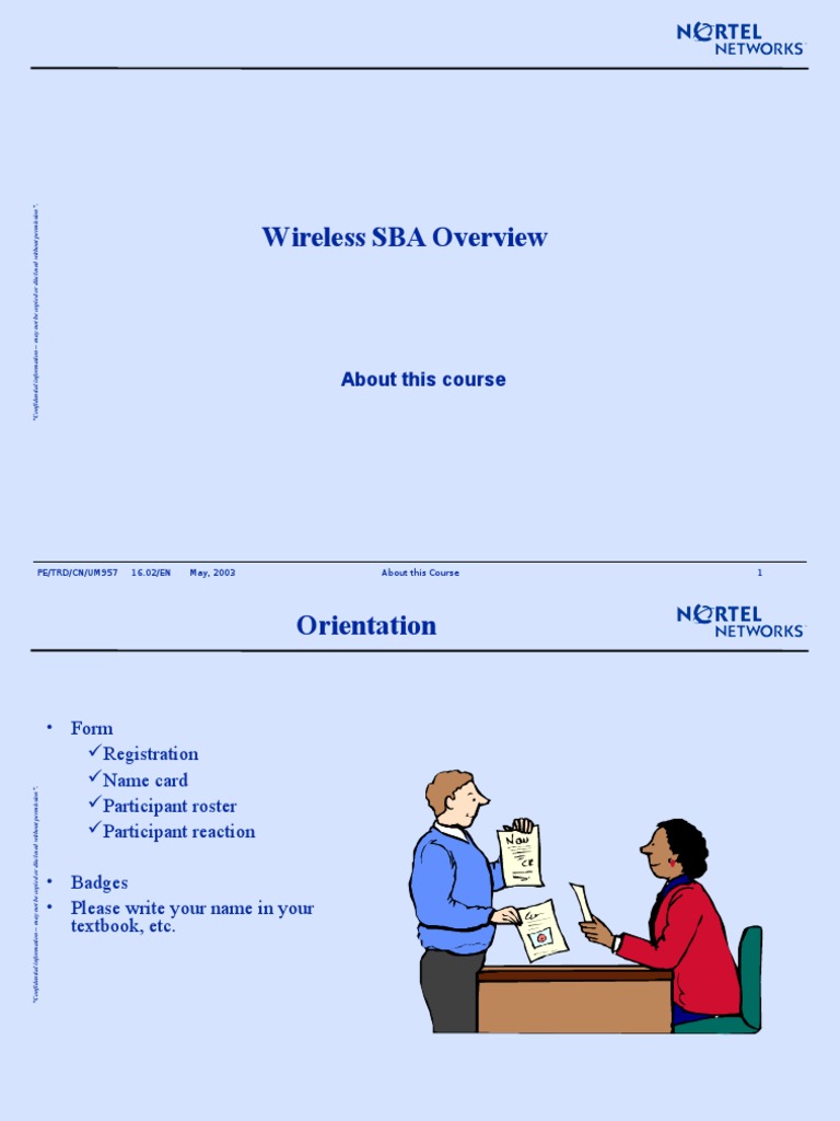 Wireless SBA Overview: About This Course | PDF | Digital Technology ...