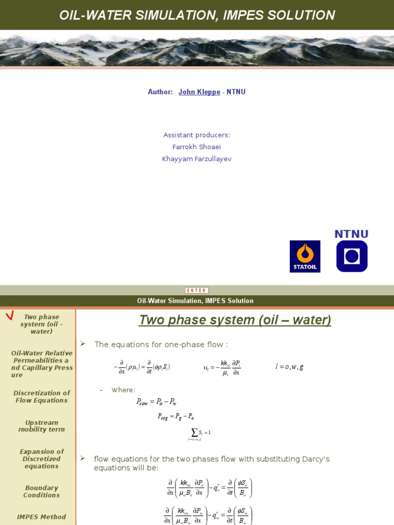 Reservoir Simulation | PDF | Petroleum Reservoir | Permeability (Earth ...