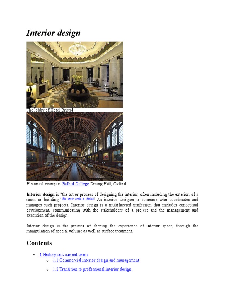 Interior Design | PDF | Interior Design | Art Media