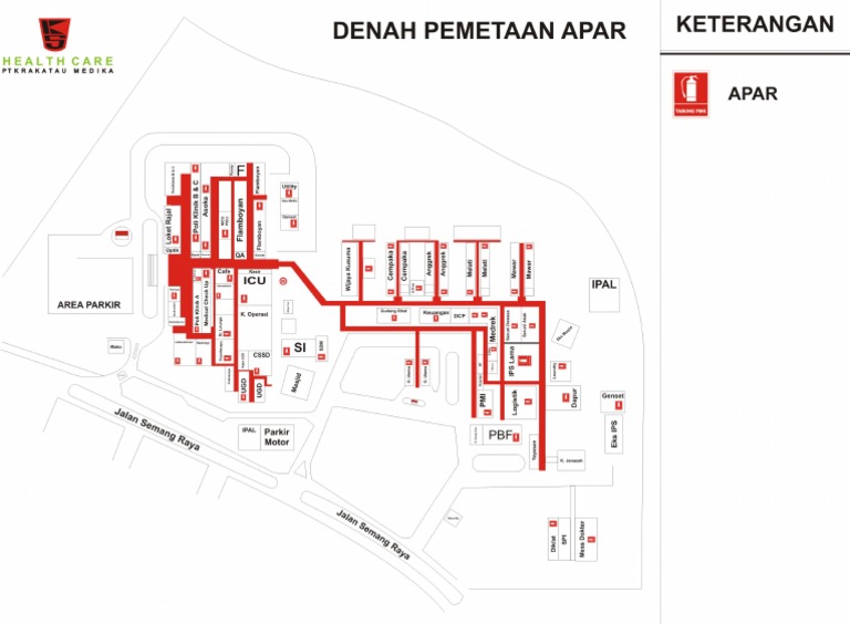 Denah Pemetaan Apar PDF | PDF