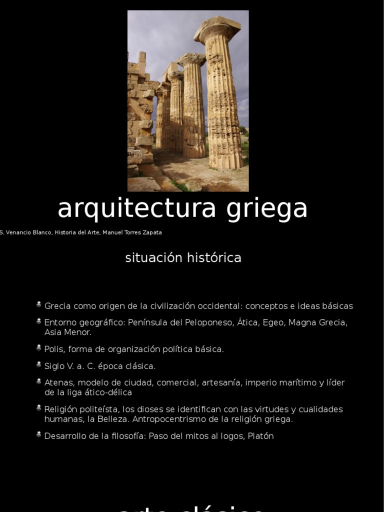 Arquitectura Griega | PDF | Antigua Grecia | Platón