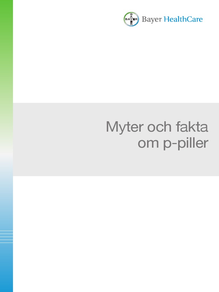 Myter Och Fakta Om P-Piller | PDF