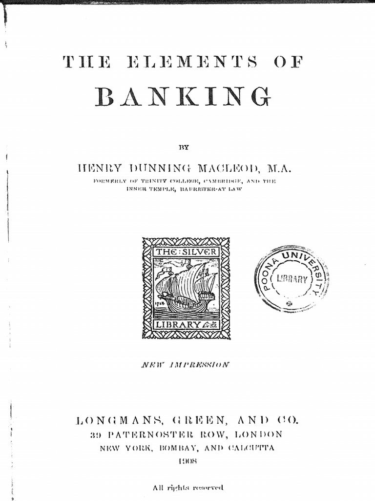Elements of Banking PDF | PDF | Money | Wealth