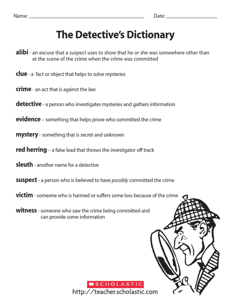 Detectives Dictionary | PDF