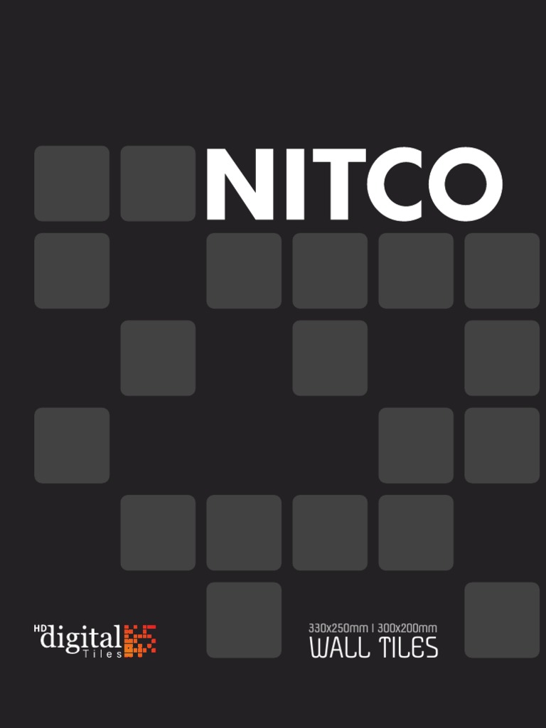 Nitco Nitco Wall Tiles 8x12 10x13 | PDF | Tile | Hardness