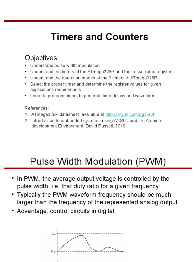 Timers of ATmega328P | PDF | Signal Processing | Electronic Circuits