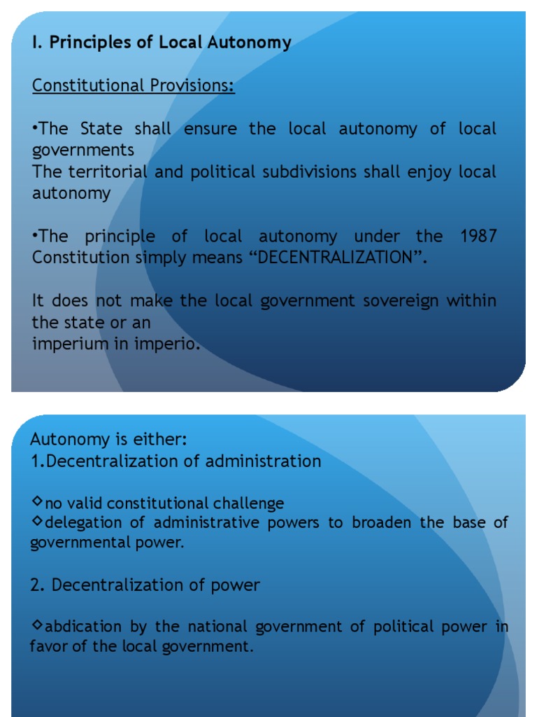 Local Governance Powerpoint | Local Government | Rule Of Law