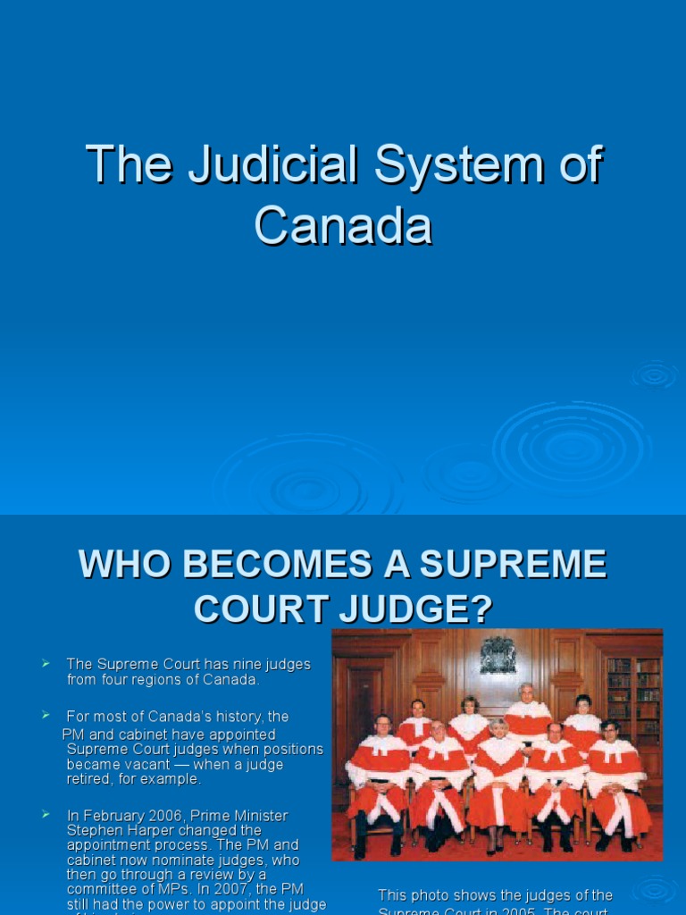 Canada's Supreme Court Judges | PDF