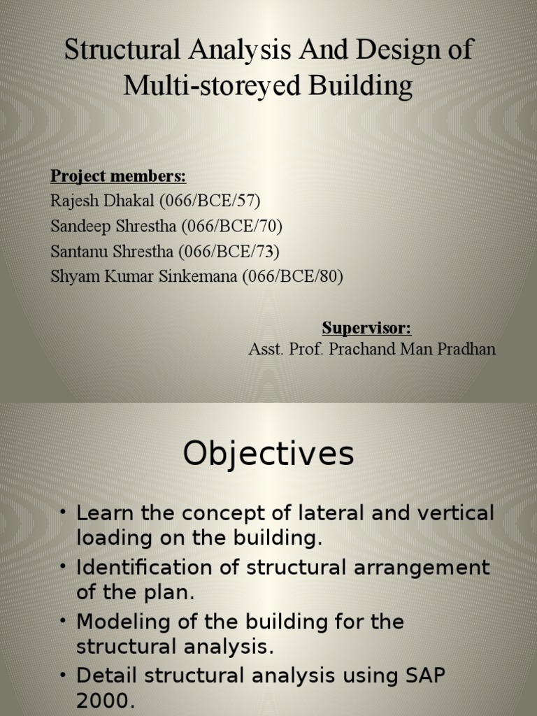 Multi-Storey Commercial Building Design | Download Free PDF | Beam ...