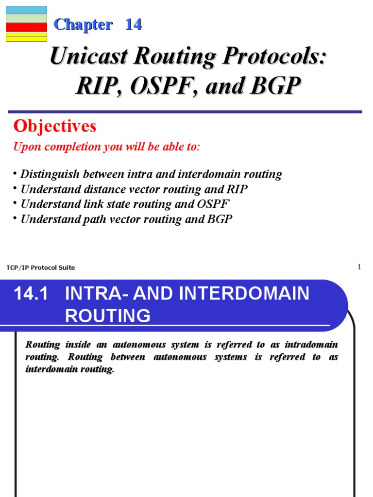 Chap-14 Rip, Ospf | PDF | Routing | Internet Protocols