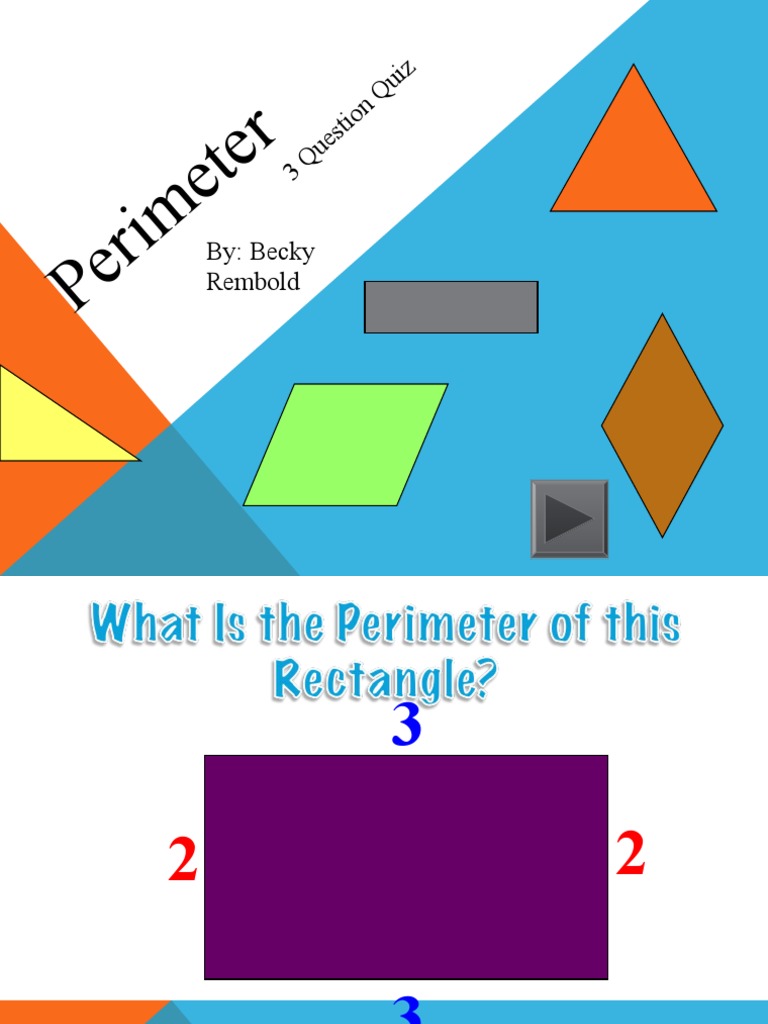 Perimeter Quiz for Students | PDF