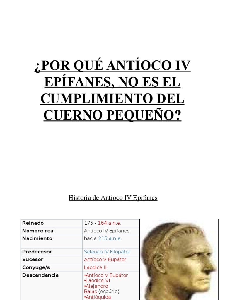 Presentación1d de Antioco IV Epifanes EXITO | PDF | Macabeos | Religión ...