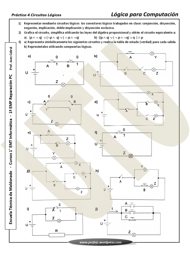 Circuitos-logicos ejercicios