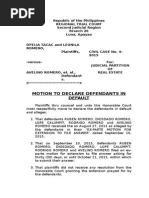 Sample Complaint For Ejectment | PDF | Lease | Lawsuit