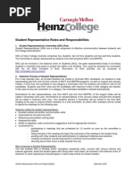 Student Representative Roles Explained | PDF | Learning | College