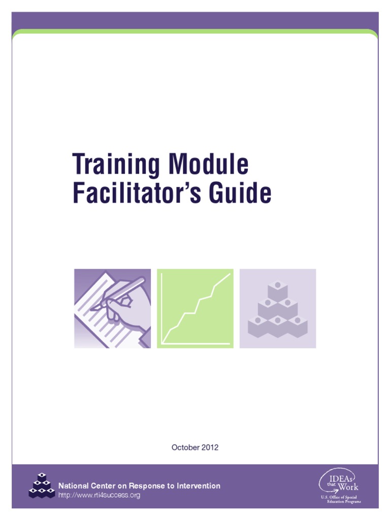 Training Module Facilitator's Guide | PDF | Facilitator | Leadership