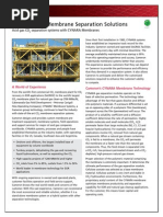 Uop Separex Membrane Systems Brochure | PDF | Natural Gas | Biogas